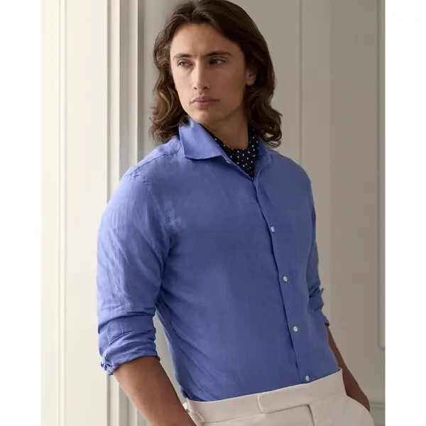 Ralph Lauren Linen Shirt - Copen Blue