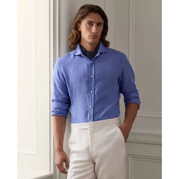 Ralph Lauren Linen Shirt - Copen Blue