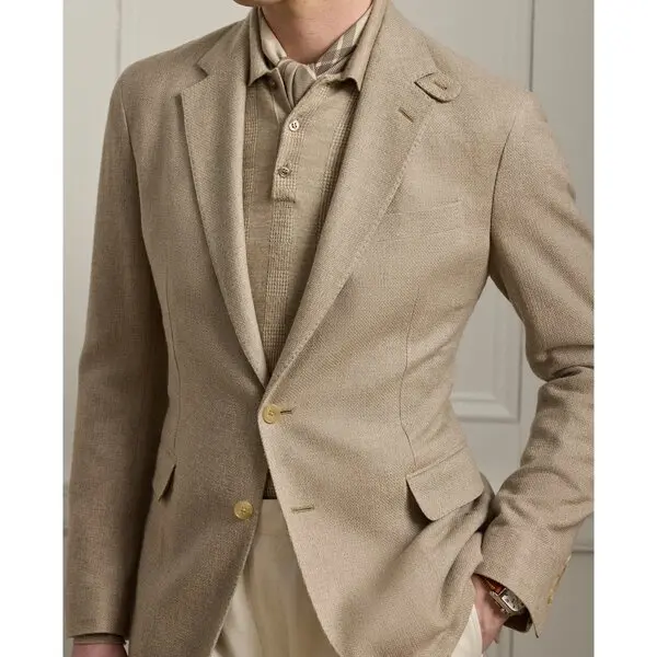 Ralph Lauren Hadley Hand-tailored Textured Sport Coat