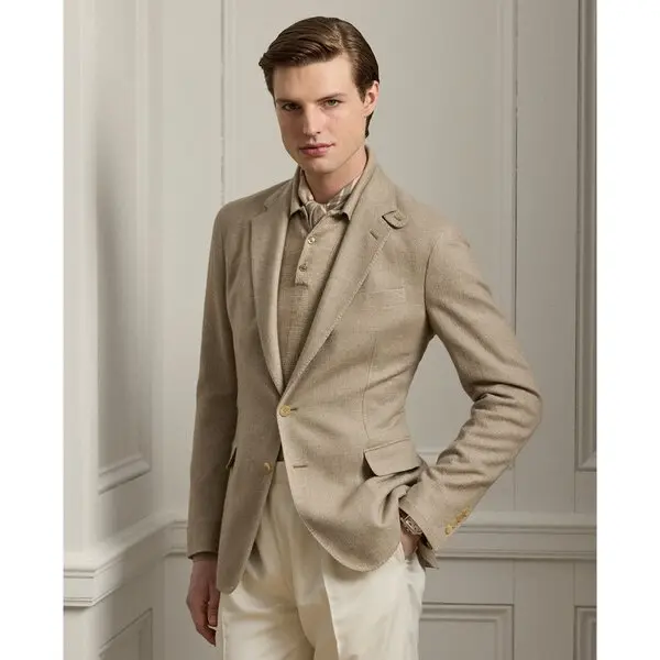 Ralph Lauren Hadley Hand-tailored Textured Sport Coat