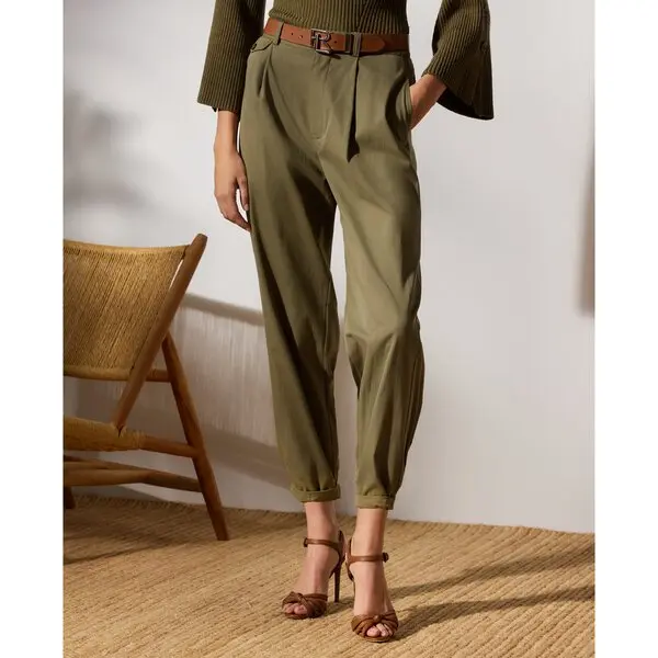 Ralph Lauren Gordon Cotton Gabardine Pant - Moss