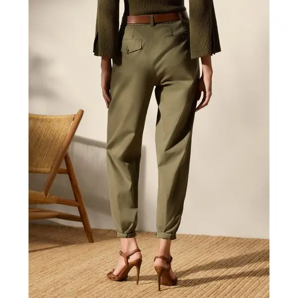 Ralph Lauren Gordon Cotton Gabardine Pant - Moss
