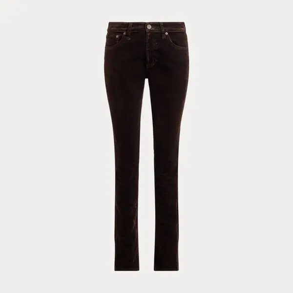 Ralph Lauren Barrett Slim Flocked Denim Jean