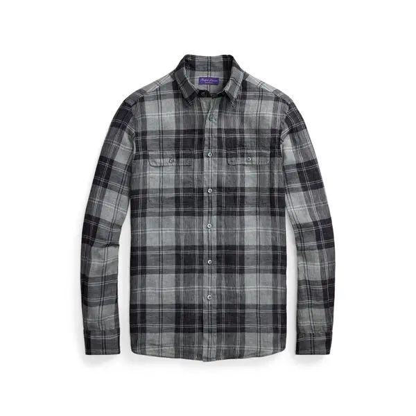 Ralph Lauren Plaid Linen Twill Shirt