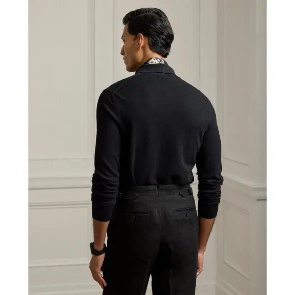 Ralph Lauren Textured Silk-cotton Shirt Sweater