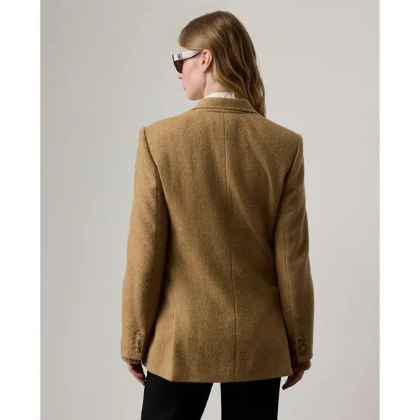 Ralph Lauren Eli Basket-weave Tweed Jacket