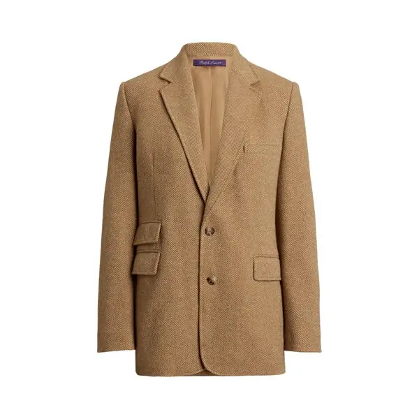 Ralph Lauren Eli Basket-weave Tweed Jacket