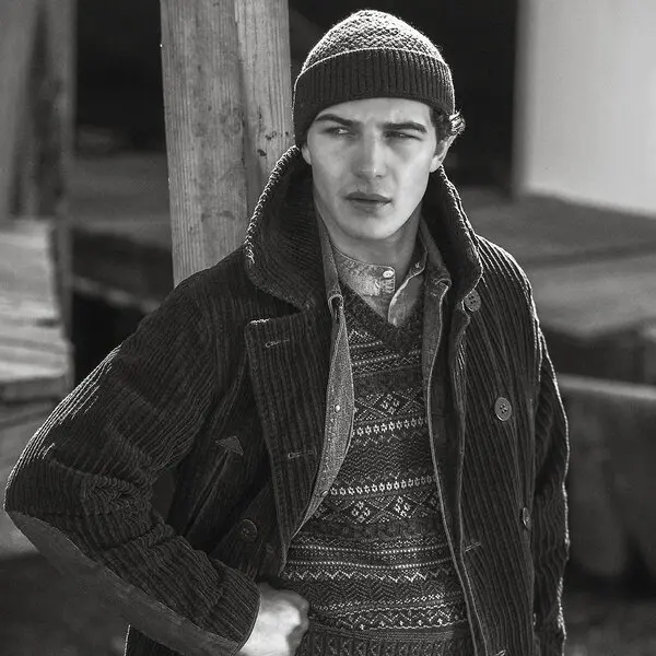 Ralph Lauren Indigo Fair Isle Cotton-linen Sweater