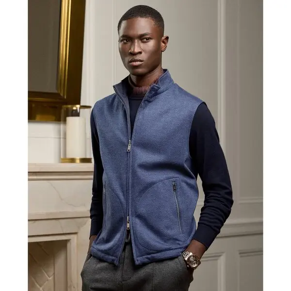 Ralph Lauren Reversible Houndstooth Hybrid Vest