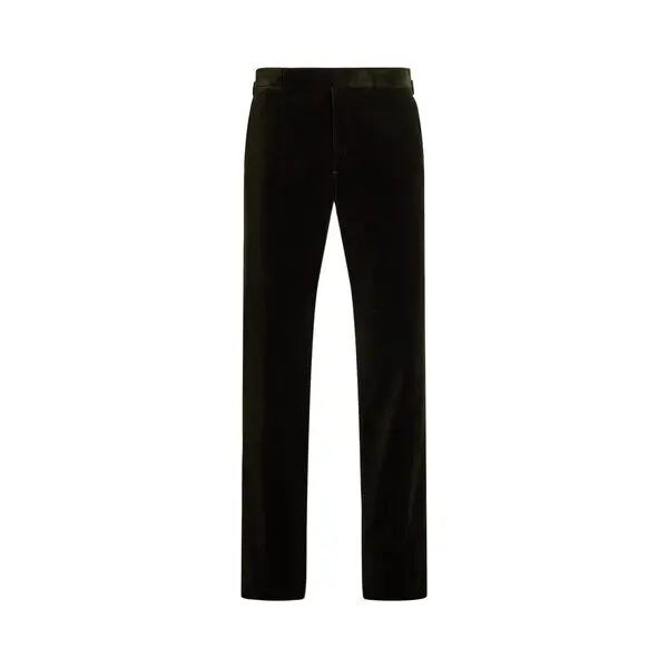 Ralph Lauren Gregory Hand-tailored Velvet Trouser