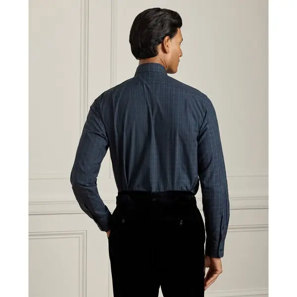 Ralph Lauren Micro-plaid Poplin Shirt
