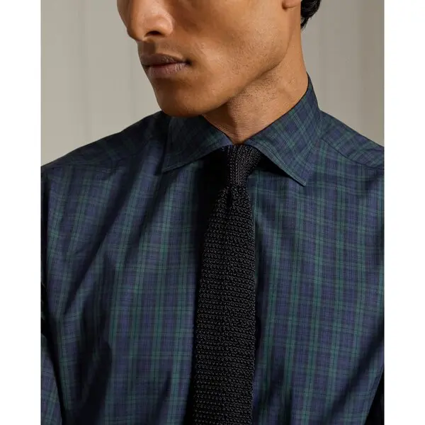 Ralph Lauren Micro-plaid Poplin Shirt