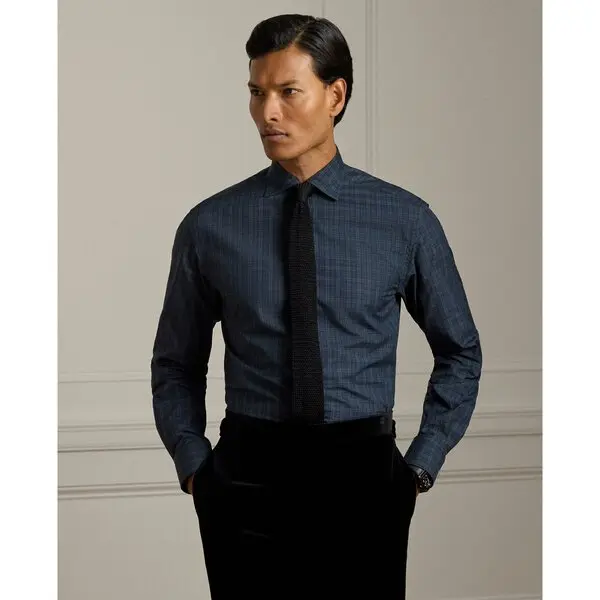 Ralph Lauren Micro-plaid Poplin Shirt