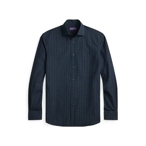 Ralph Lauren Micro-plaid Poplin Shirt