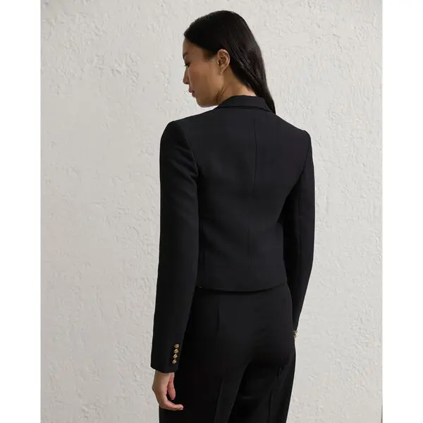 Ralph Lauren Spencer Wool Crepe Jacket