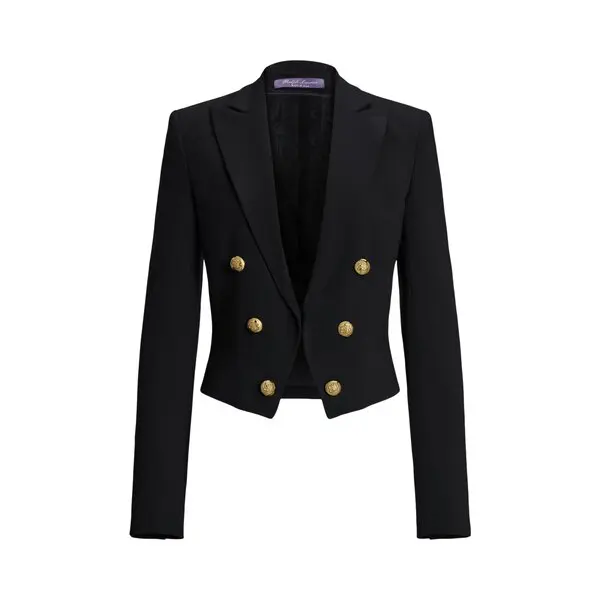 Ralph Lauren Spencer Wool Crepe Jacket
