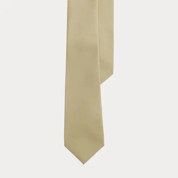 Ralph Lauren Wool Gabardine Tie - Tan