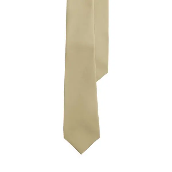 Ralph Lauren Wool Gabardine Tie - Tan