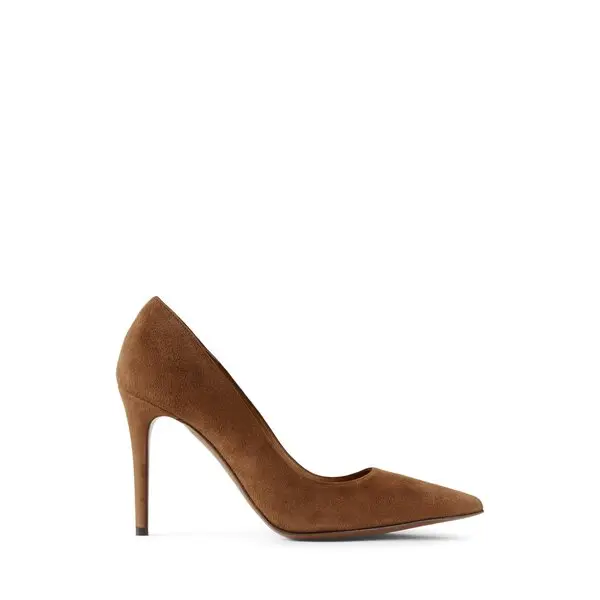 Ralph Lauren Tenney 95 Mm Goat-suede Pump