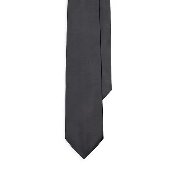 Ralph Lauren Peau De Soie Tie - Grey