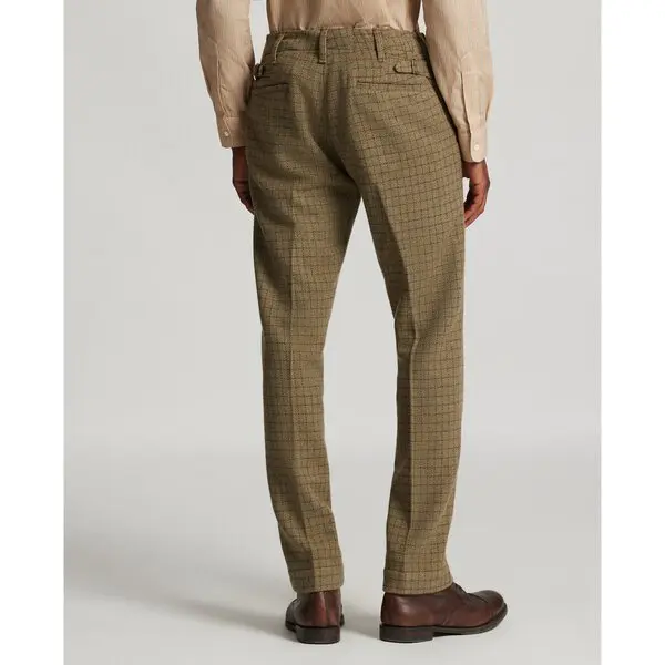 Ralph Lauren Checked Wool Tweed Officer’s Pant