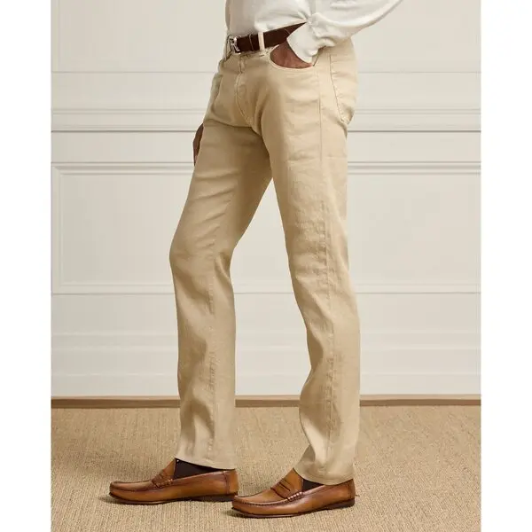 Ralph Lauren Slim Fit Stretch Linen-cotton Jean