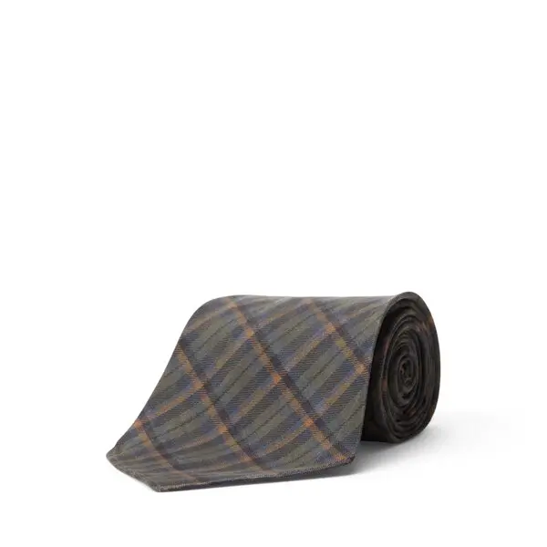 Ralph Lauren Handmade Plaid Silk Twill Tie