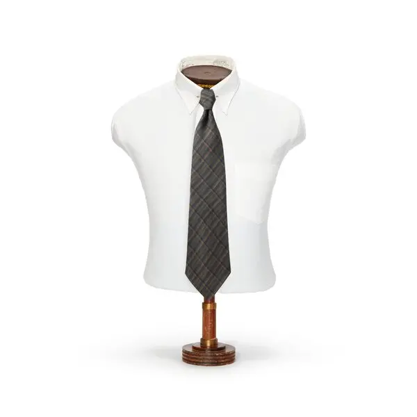 Ralph Lauren Handmade Plaid Silk Twill Tie