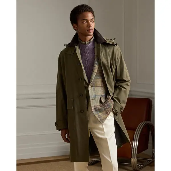 Ralph Lauren Olson Twill Hooded Coat
