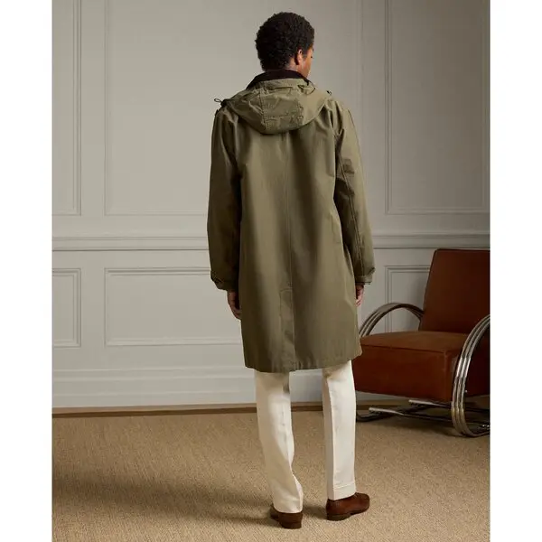 Ralph Lauren Olson Twill Hooded Coat