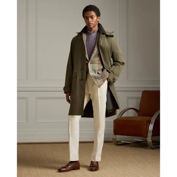 Ralph Lauren Olson Twill Hooded Coat