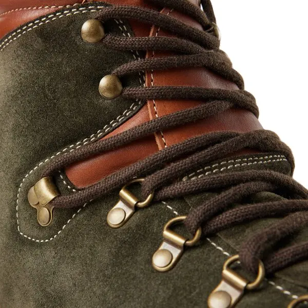 Ralph Lauren Halpin Shearling-trim Calf-suede Boot