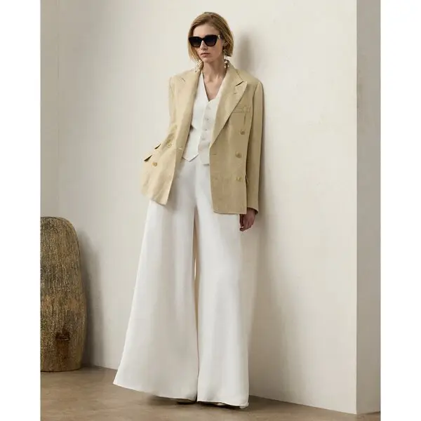 Ralph Lauren Vannesa Linen-blend Tweed Jacket