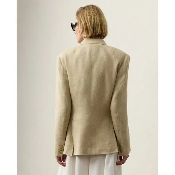 Ralph Lauren Vannesa Linen-blend Tweed Jacket