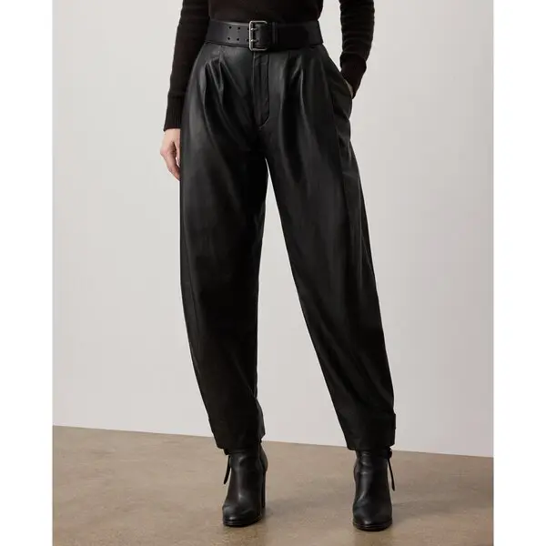Ralph Lauren Jeanne Lambskin Pant