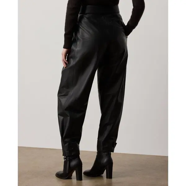 Ralph Lauren Jeanne Lambskin Pant