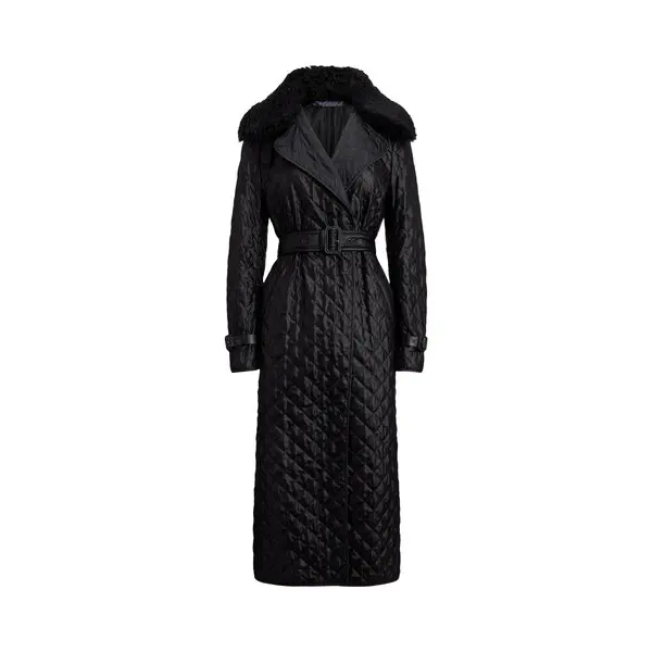 Ralph Lauren Kayleigh Quilted Twill Coat