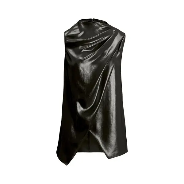 Ralph Lauren Julie Foiled Georgette Blouse