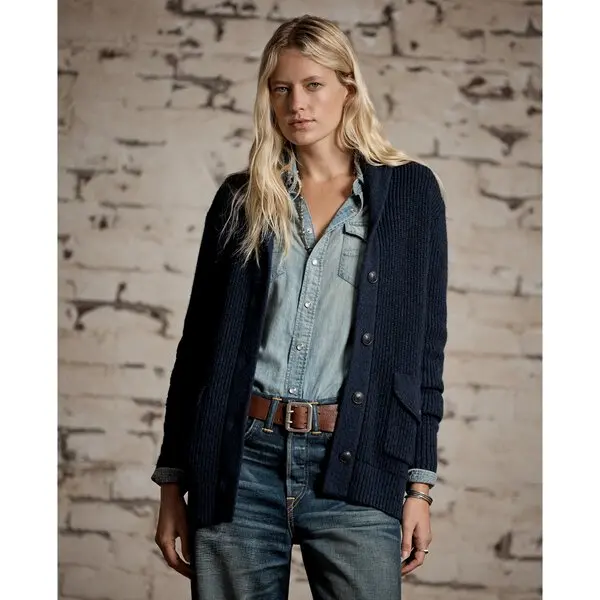 Ralph Lauren Cashmere Shawl Collar Cardigan