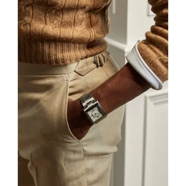 Ralph Lauren Gregory Hand-tailored Linen Trouser - Tan