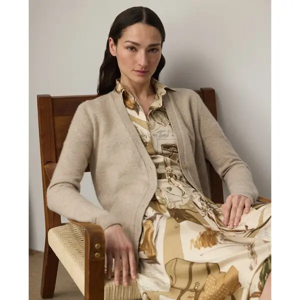 Ralph Lauren Cashmere-blend V-neck Cardigan