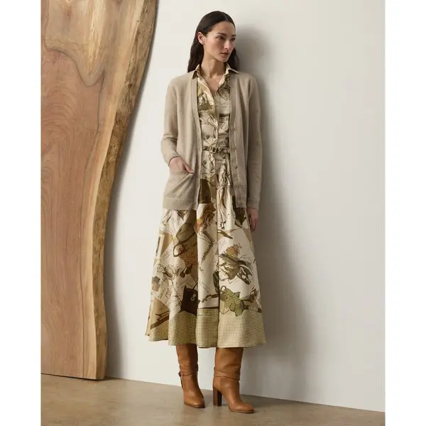 Ralph Lauren Cashmere-blend V-neck Cardigan