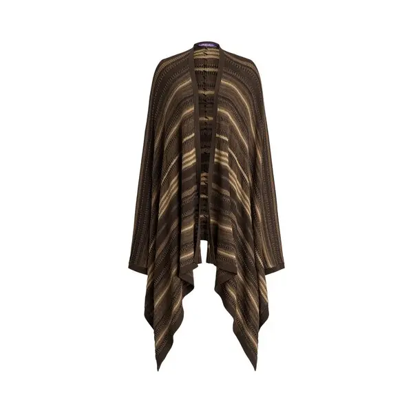 Ralph Lauren Textured Silk-blend Ruana Sweater