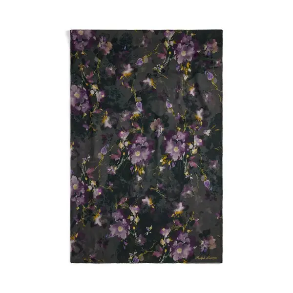 Ralph Lauren Floral-print Cashmere Pashmina Scarf