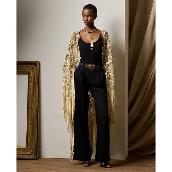 Ralph Lauren Silk Chevron Sweater Camisole