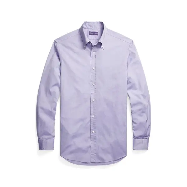 Ralph Lauren Washed Pinpoint Oxford Shirt - Lavender
