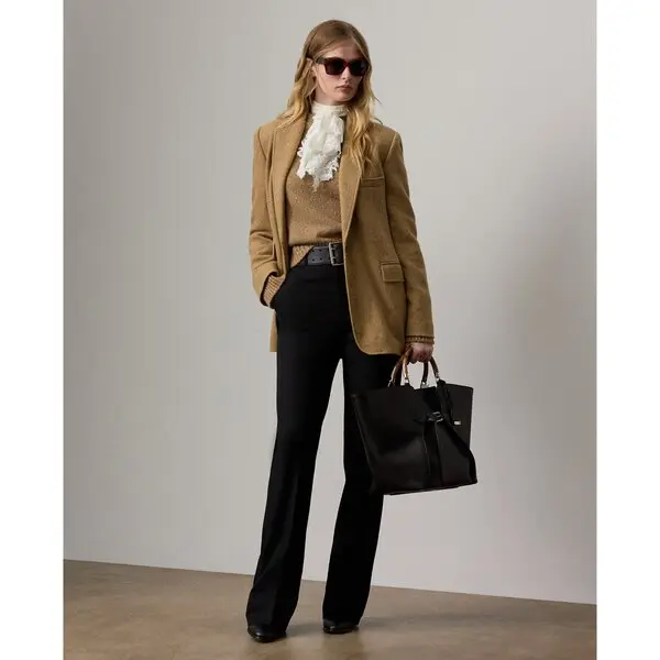 Ralph Lauren Cashmere Donegal Crewneck Sweater