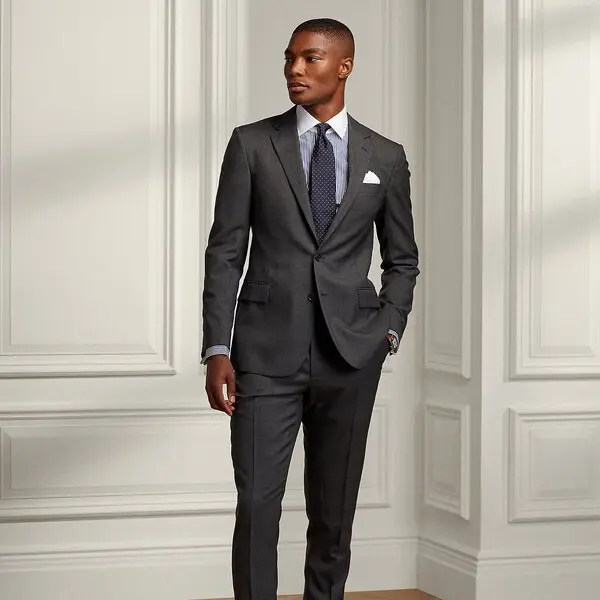 Ralph Lauren Gregory Hand-tailored Wool Twill Suit