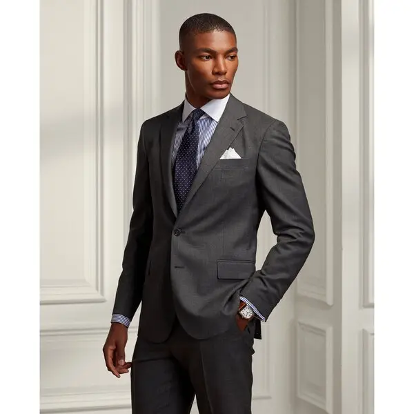 Ralph Lauren Gregory Hand-tailored Wool Twill Suit