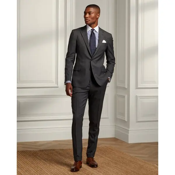 Ralph Lauren Gregory Hand-tailored Wool Twill Suit